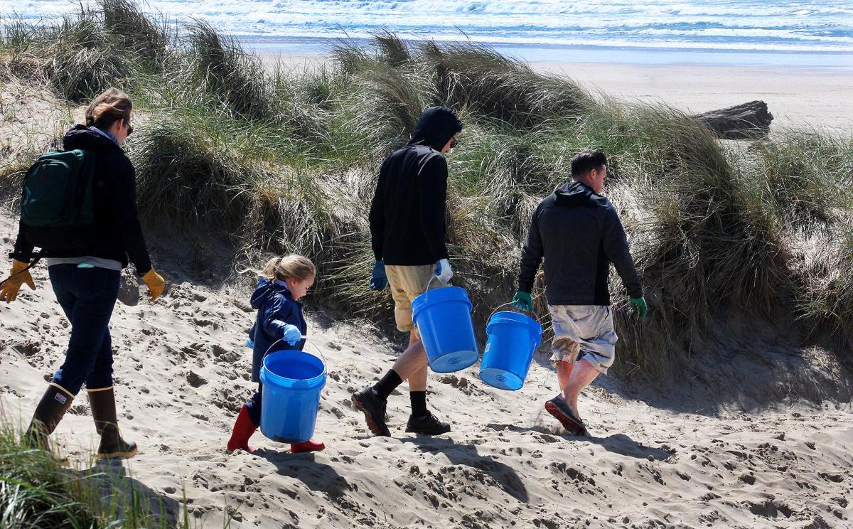 Manzanita Oregon Microplastic Beach Cleanup Sponsored by ZenWTR